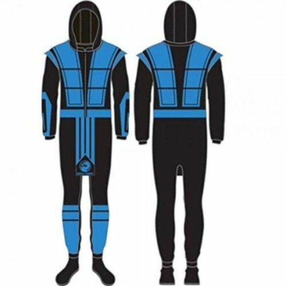 Mortal Kombat | Shirts | Mortal Kombat Mens Sub Zero Blue Union Suit ...